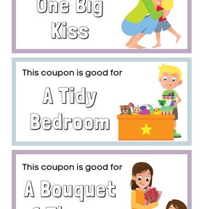 Mother’s Day Coloring Coupon Book for Kids - Personalized Gift for Mom ...