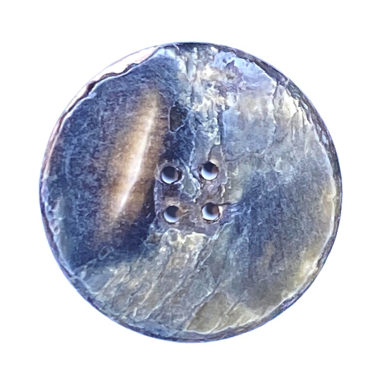 Antique Iridescent Carved Pearl Button, Stylized Floral - Etsy