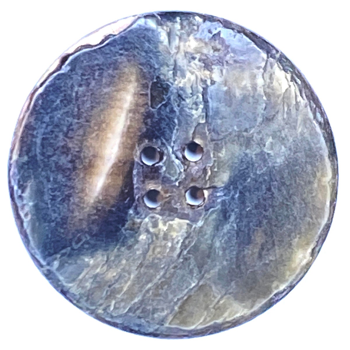 Antique Iridescent Carved Pearl Button, Stylized Floral - Etsy