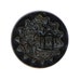 Antique Black Glass Button, Deknatel, Pagoda & Trees - Etsy