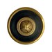 Vintage Brass Button, Celluloid Background - Etsy