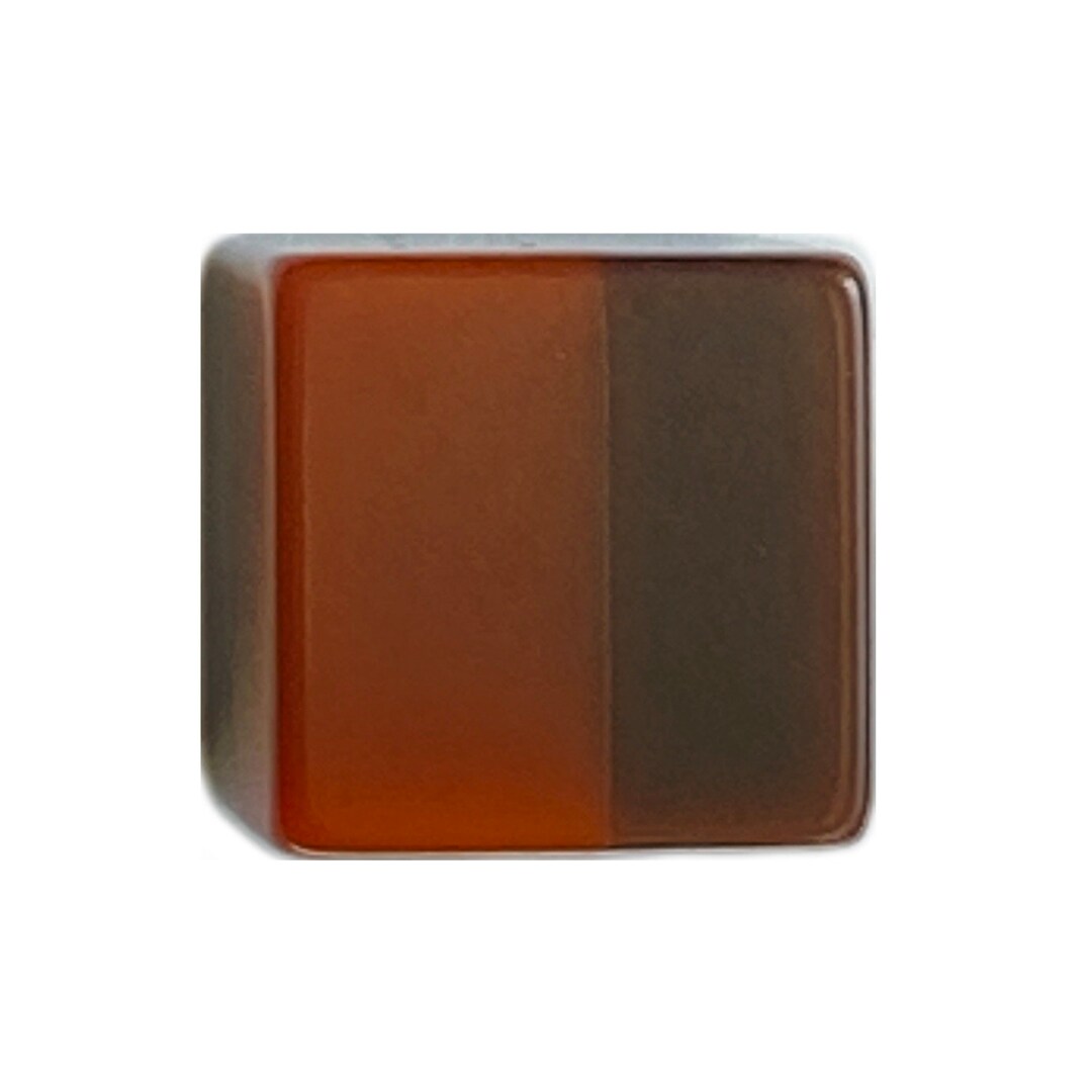 Bakelite Button, Two-tone Cube - Etsy