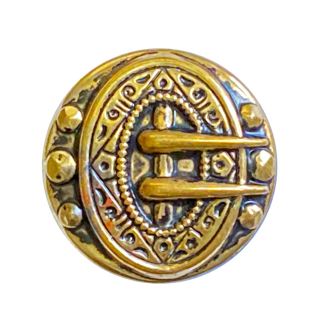 Vintage Object Picture Button, Buckle Design - Etsy