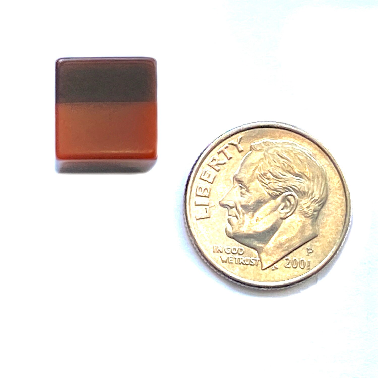 Bakelite Button, Two-tone Cube - Etsy