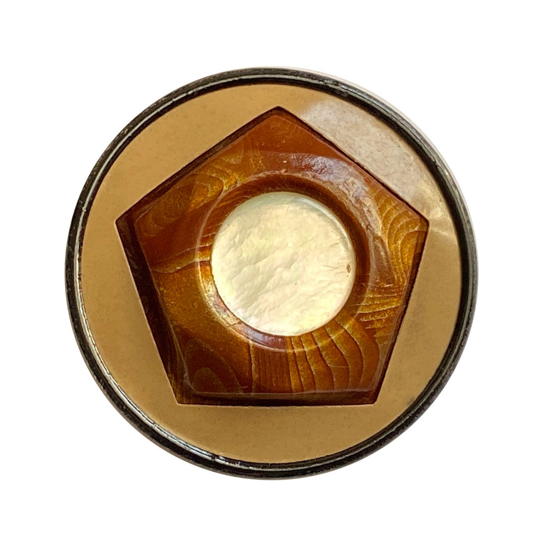 Celluloid Perforate Button - Etsy