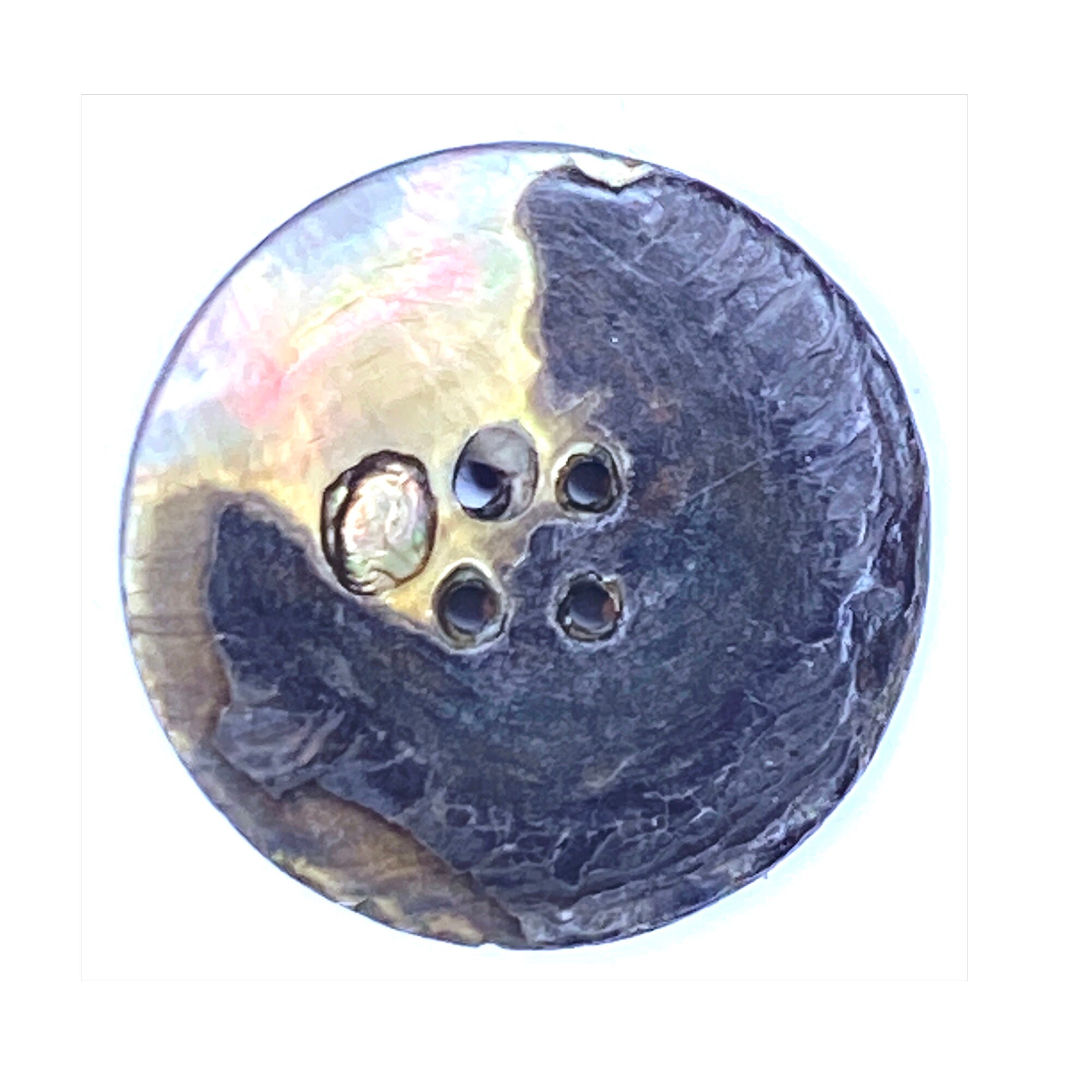 Antique Iridescent Carved Pearl Button, Conventional Design - Etsy