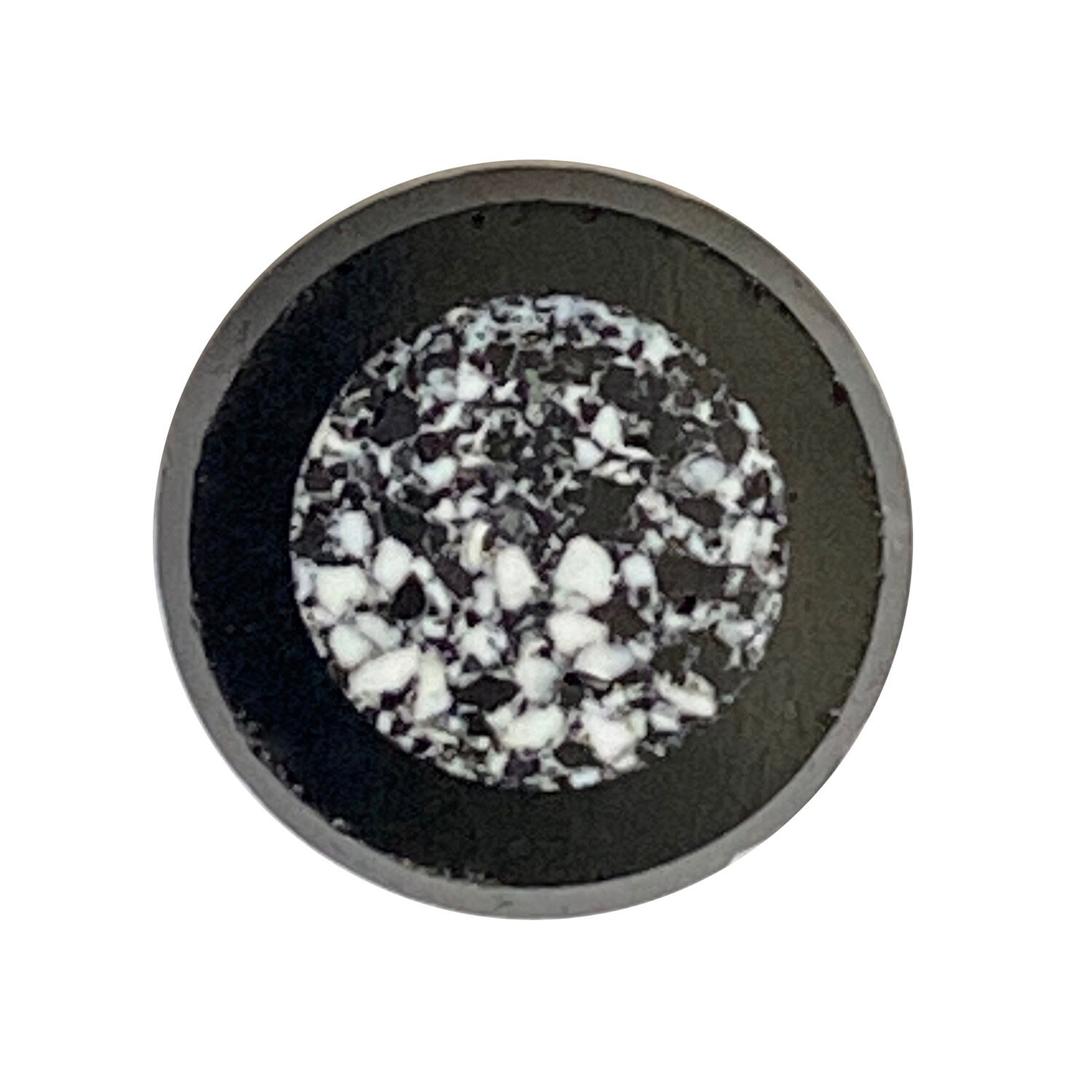 Antique Black Glass Button, Spatter Overlay - Etsy