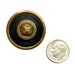 Vintage Brass Button, Celluloid Background - Etsy