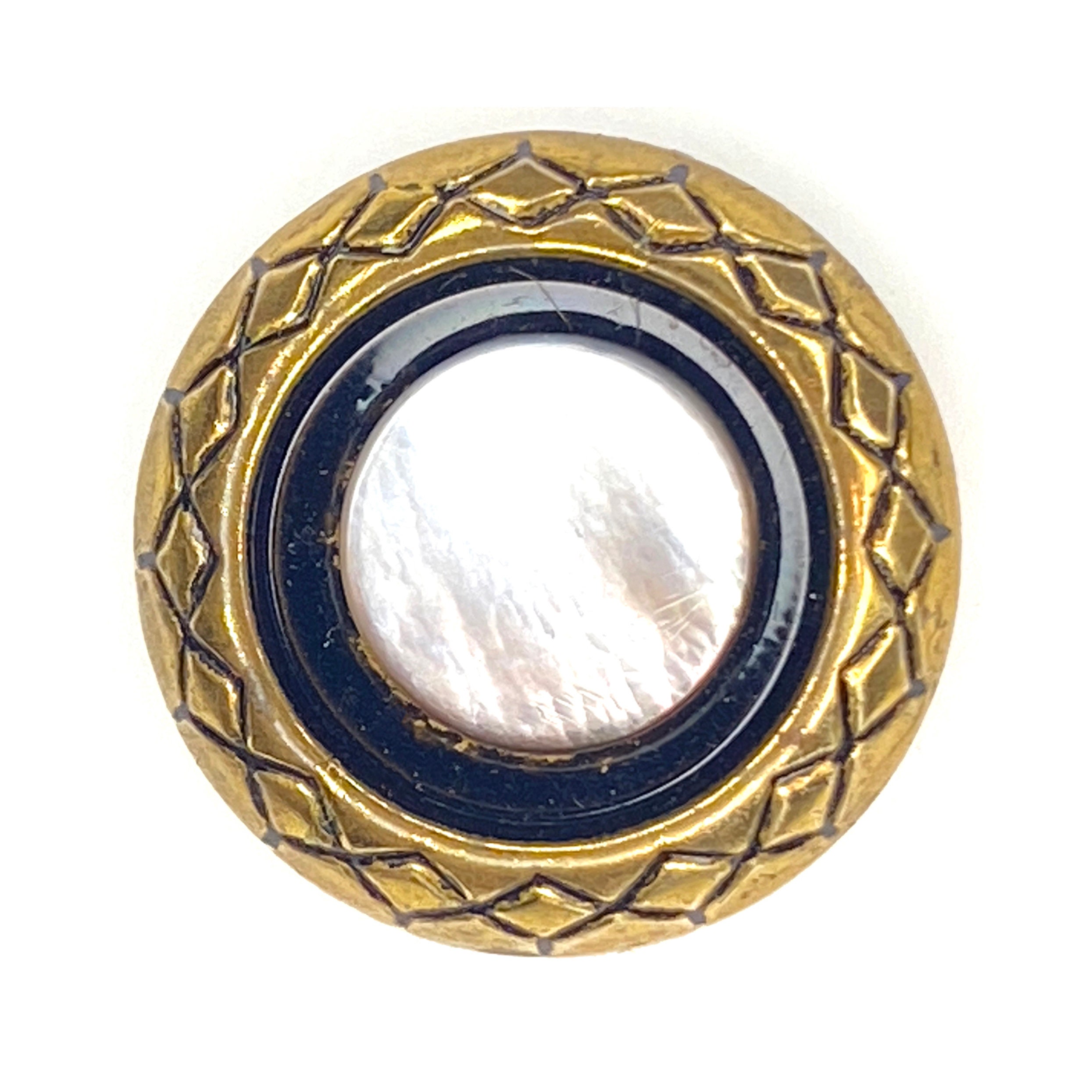 Vintage ABS With Shell Button - Etsy