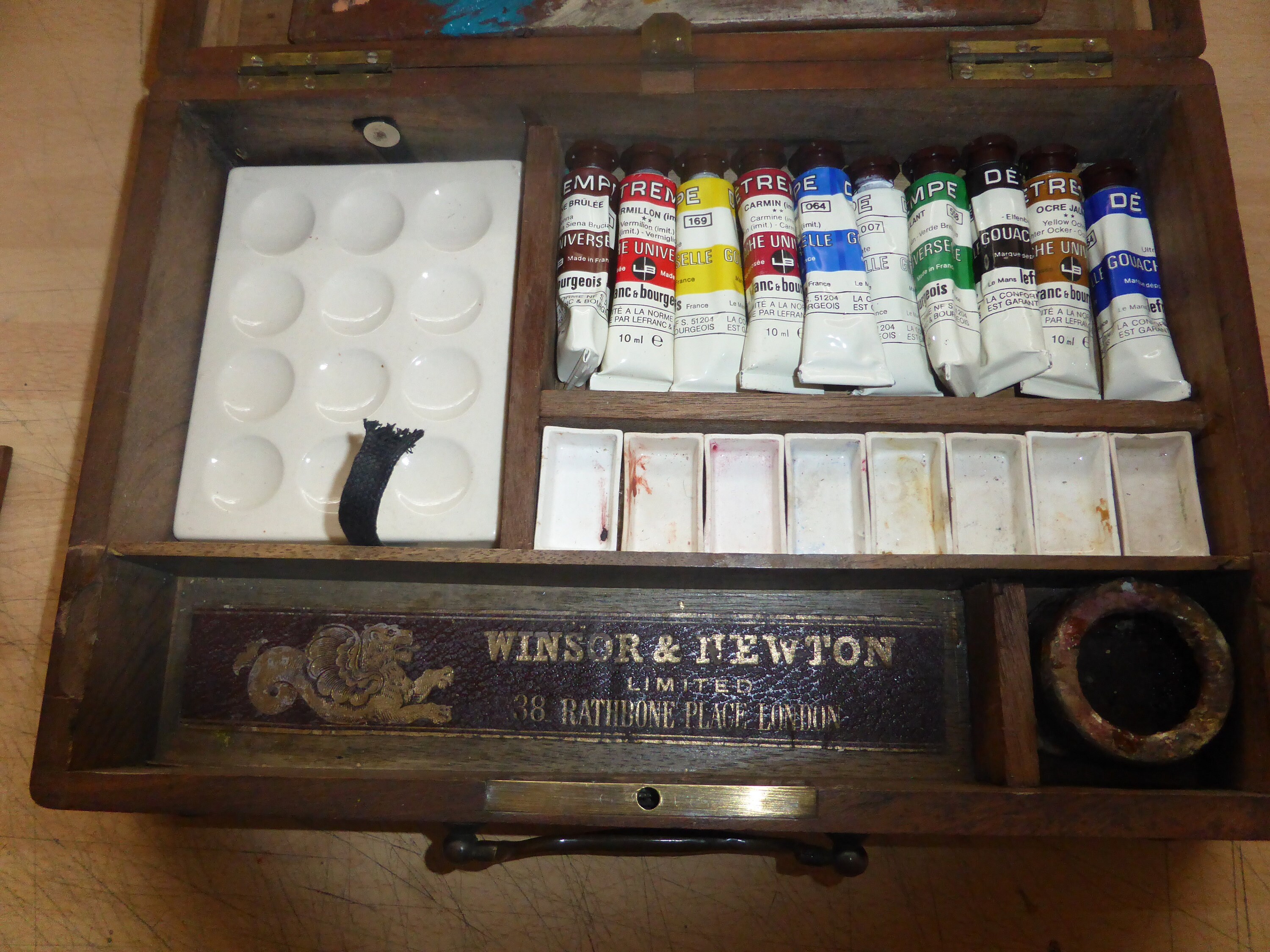 Winsor and Newton Artists Wooden Workbox - Etsy