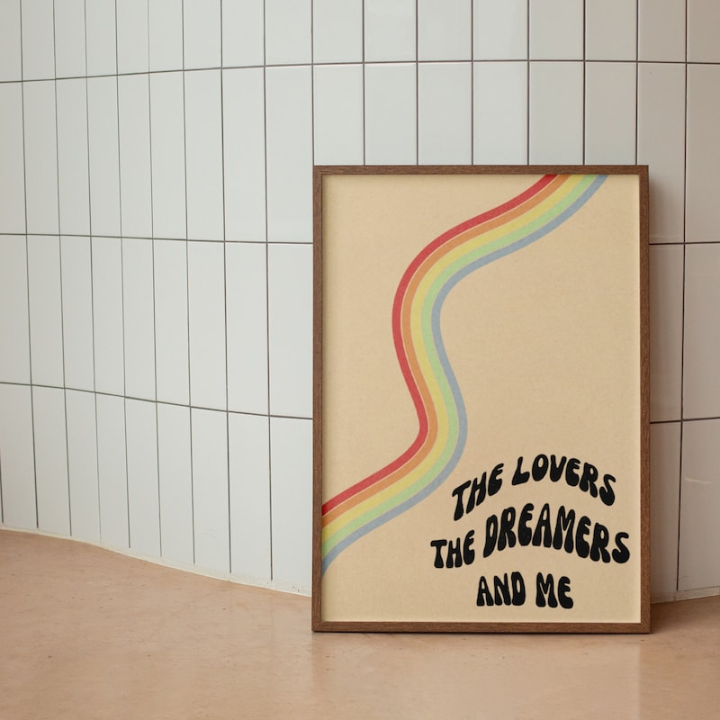 Rainbow Connection Print - Etsy