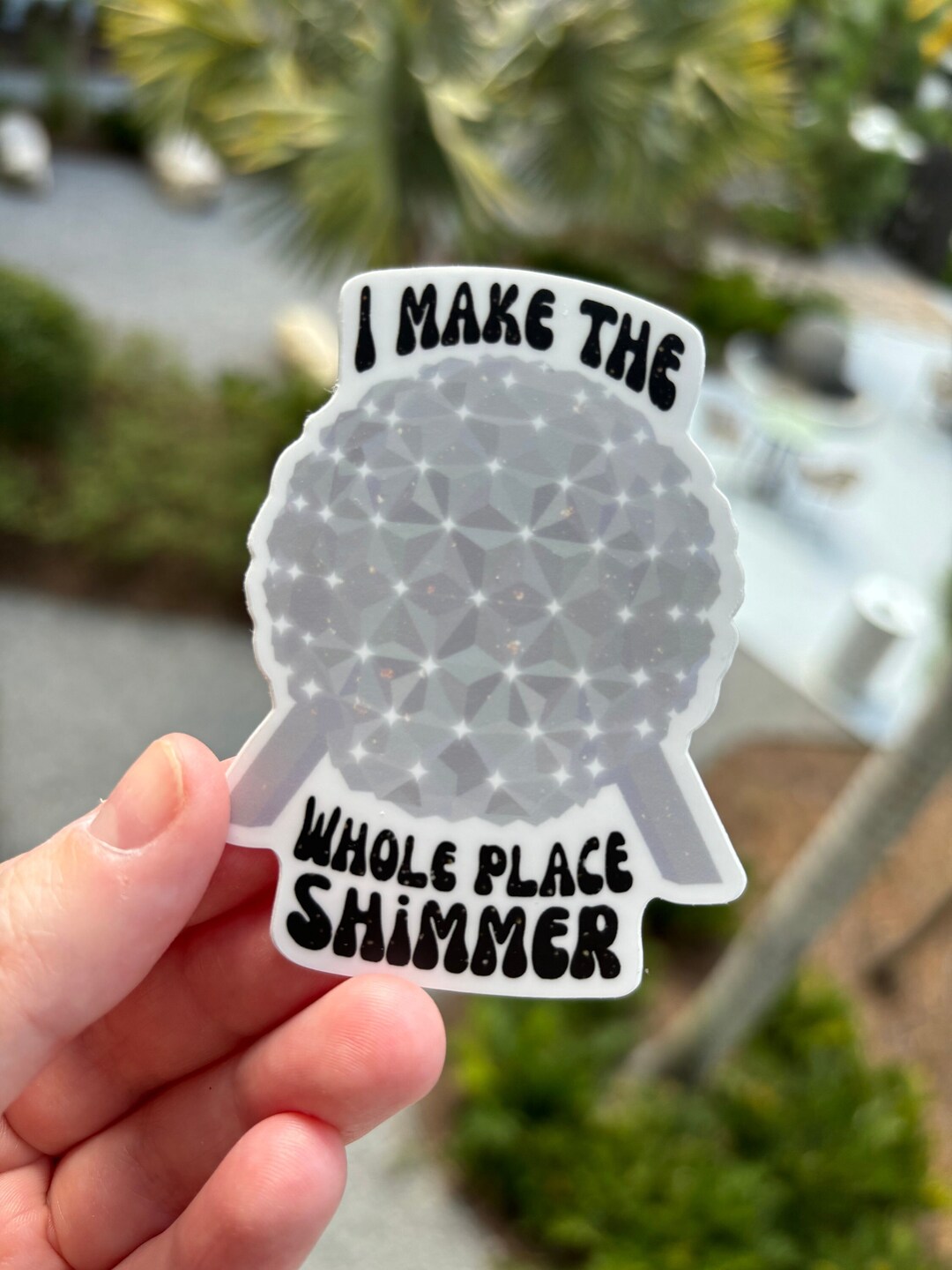 Shimmer Sticker / Epcot Ball Shimmer Sticker / Taylor Swift Disney ...