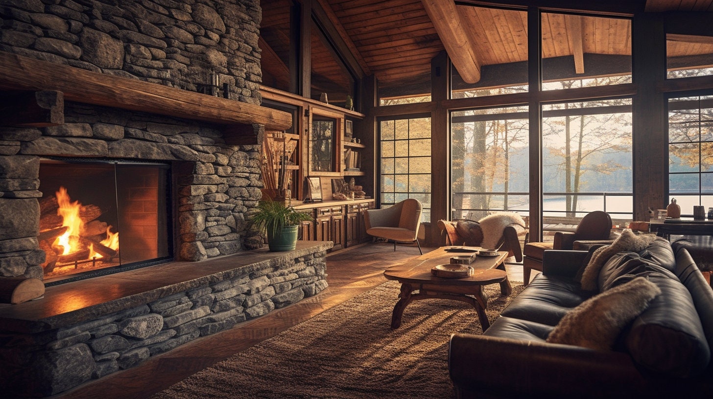 Zoom Virtual Backgrounds | Fireplace | Home Office Background | Google ...