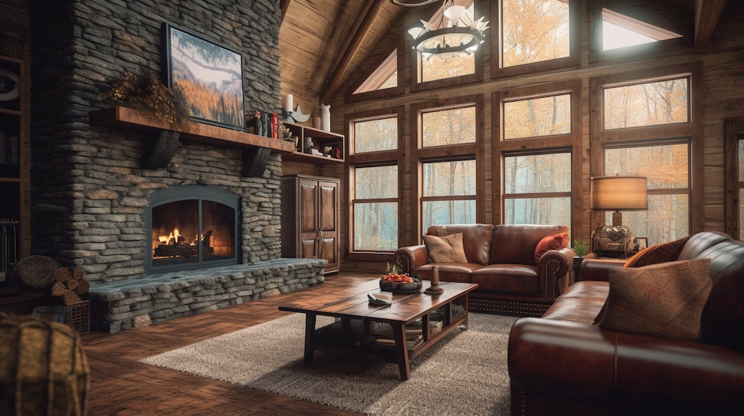 Zoom Virtual Backgrounds | Fireplace | Home Office Background | Google ...