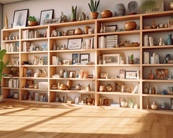 Bookcase Zoom Backgrounds Library Backdrop Webex Google Meet Skype ...