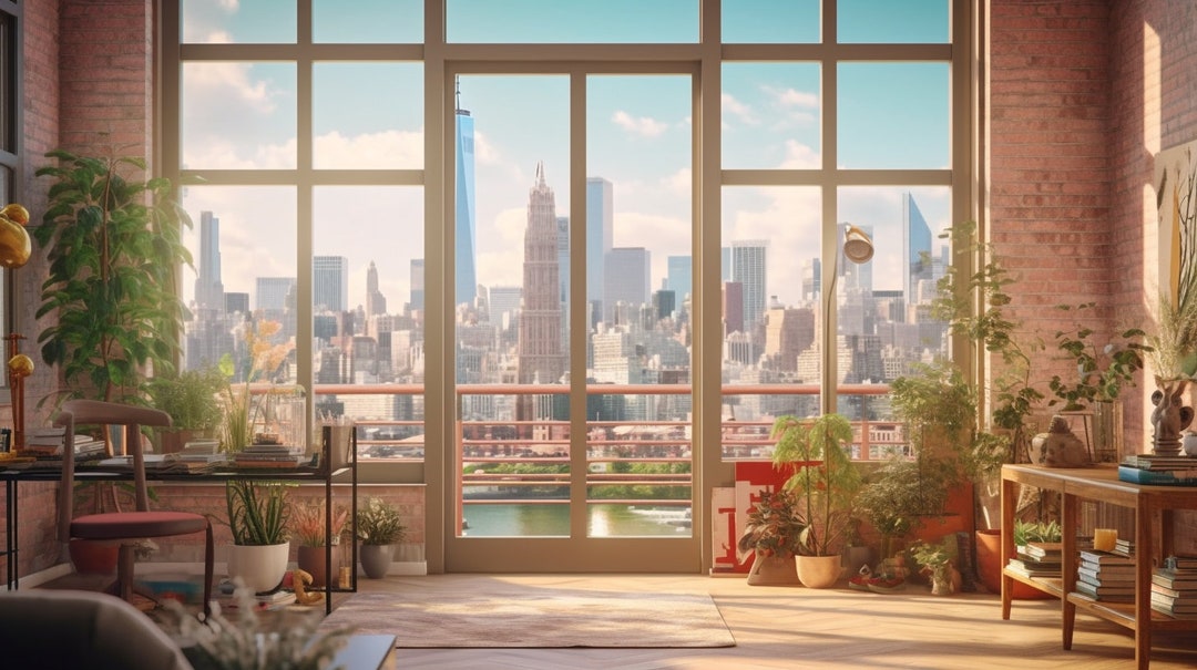 Zoom Virtual Backgrounds | Backdrop | Home Office | City Skyline | Home ...