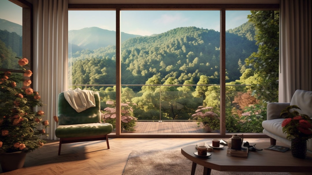Zoom Virtual Backgrounds | Backdrop | Home Office | Mountains | Home ...