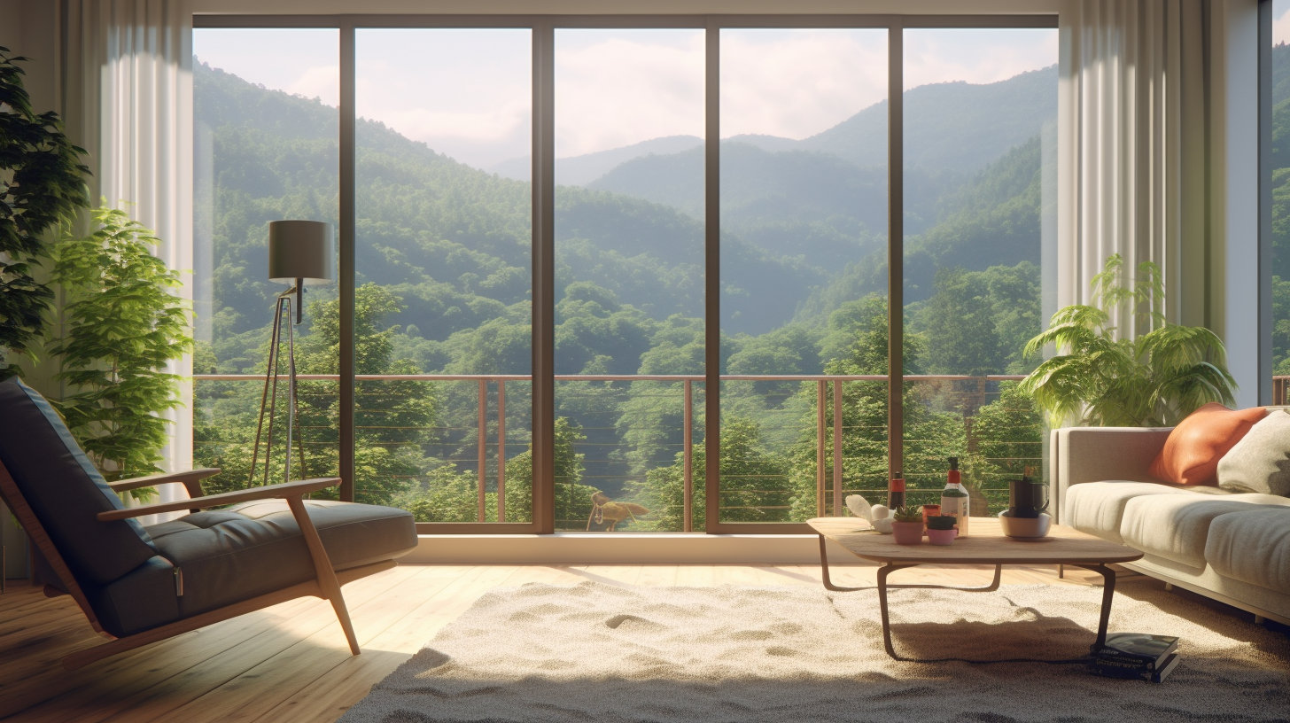 Zoom Virtual Backgrounds Backdrop Home Office Mountains Home Office ...