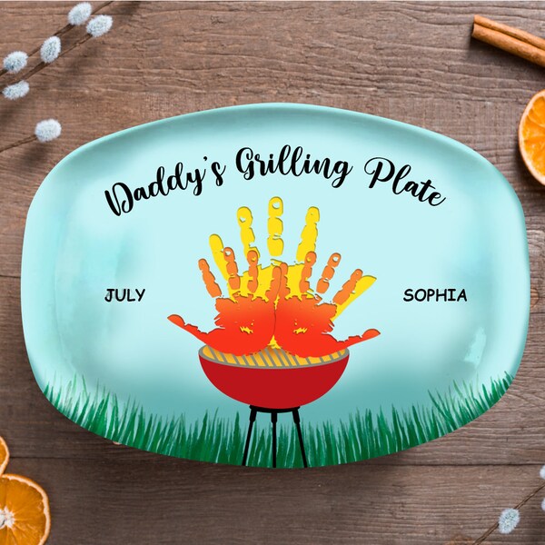 Grill Plate Father's Day - Etsy
