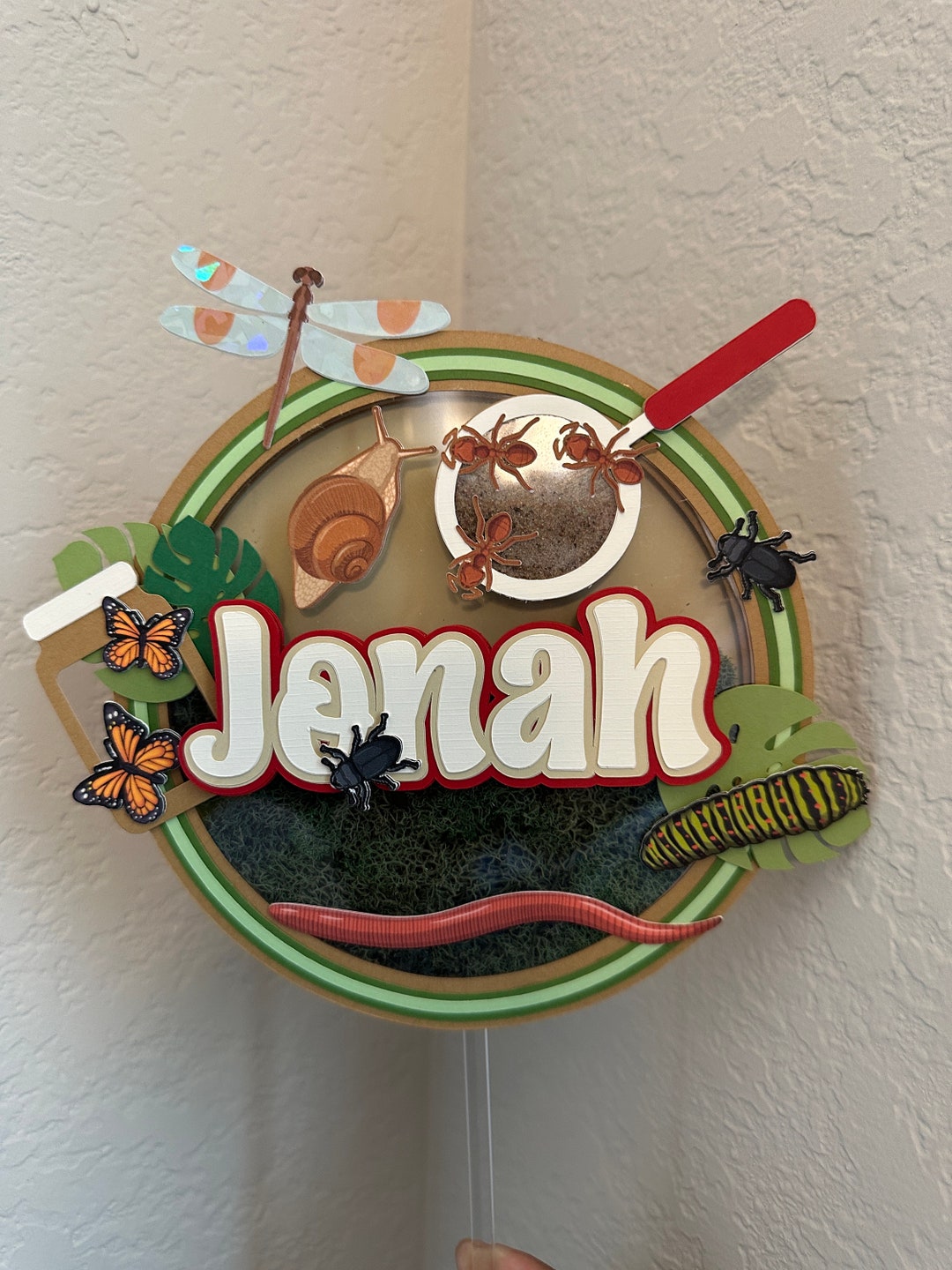 Bug Cake Topper/insect Cake Topper/creepy Crawler Cake Topper - Etsy