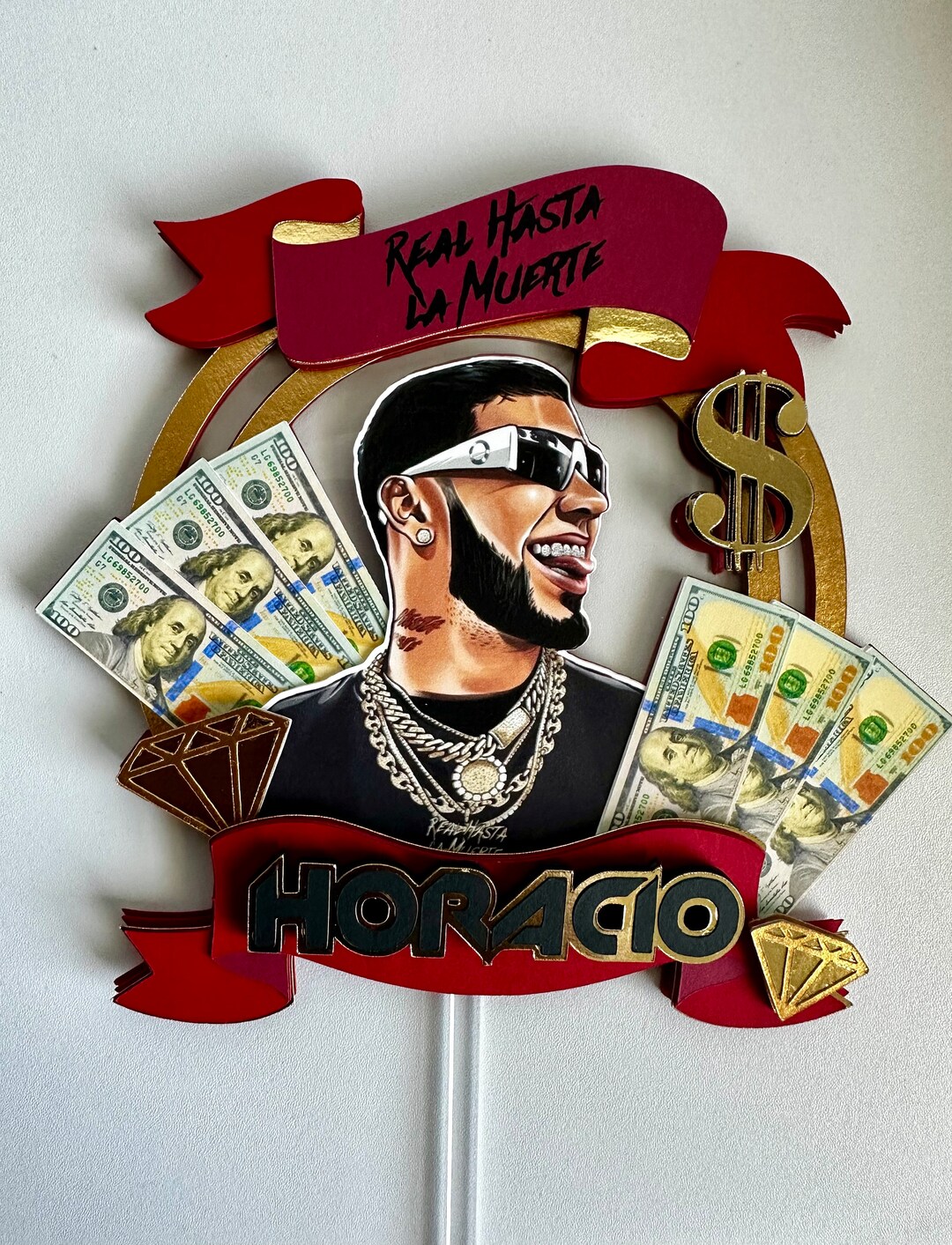 Anuel AA Cake Topper - Etsy