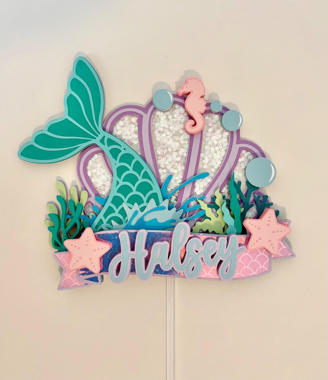 Mermaid Cake Topper/under the Sea Cake Topper - Etsy Canada