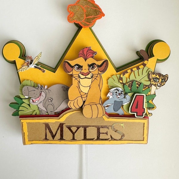Lion Guard Cake Topper - Etsy