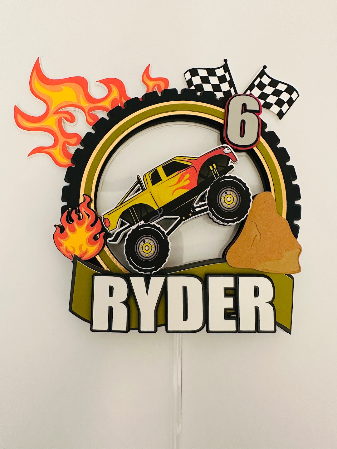 Monster Truck Cake Topper - Etsy