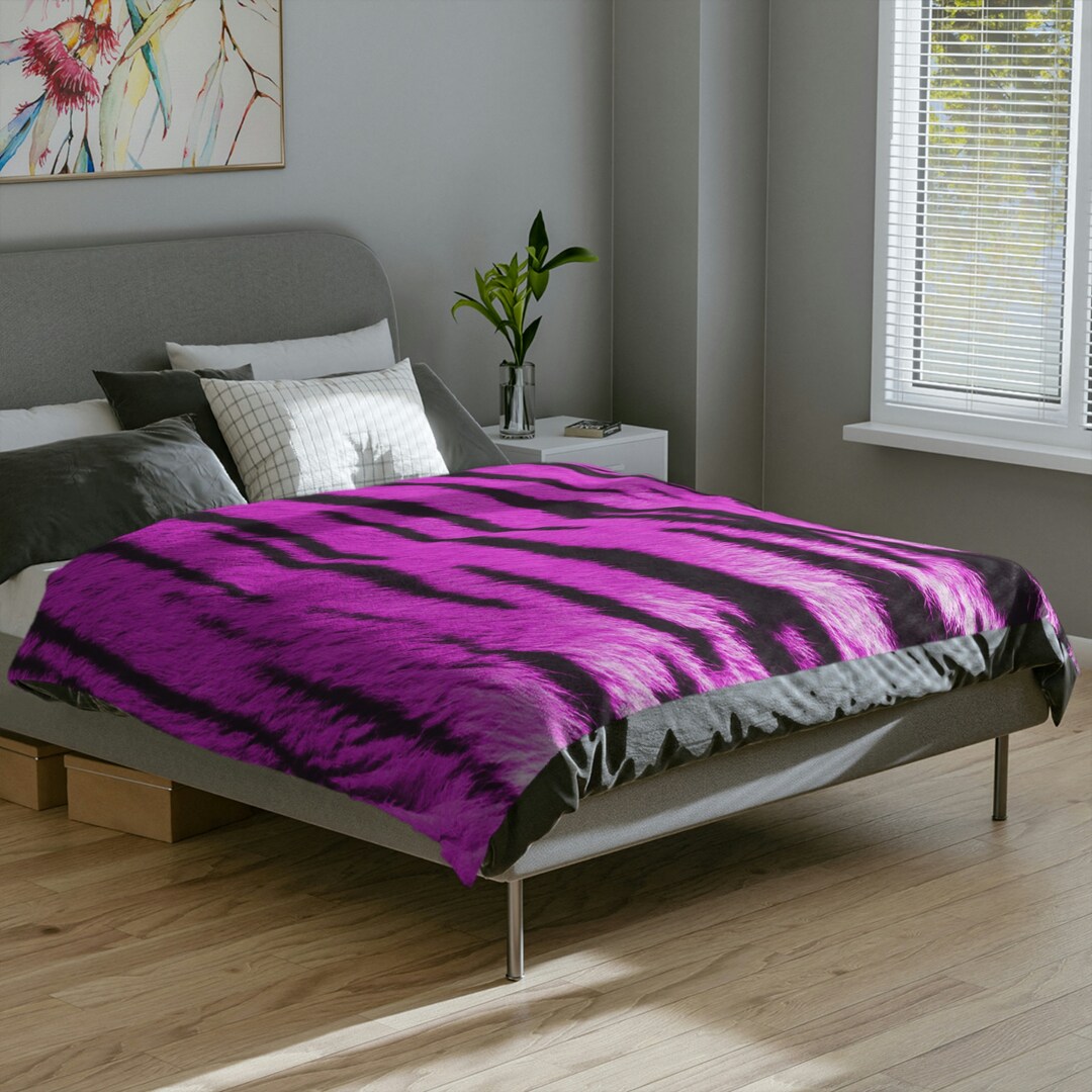 Tiger Blanket, Cobija De Tigre, Cub Blanket, Cozy Blanket, Minky ...