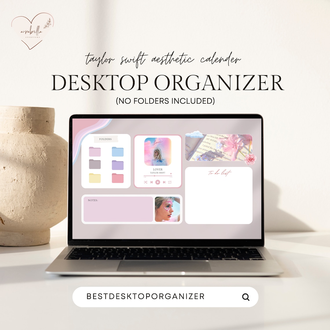Taylor Swift Desktop Wallpaper Organizer, Mac Windows Organizer, Lover ...