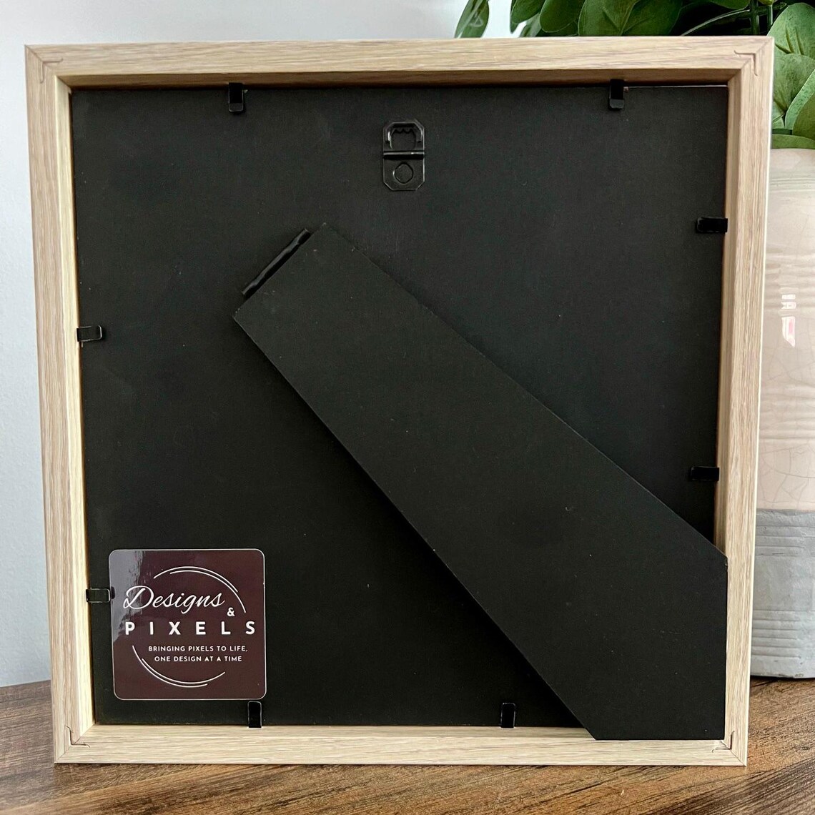 Sea Glass Framed Art: Christmas Tree - 8x8 Wood Shadow Box Frame - Etsy