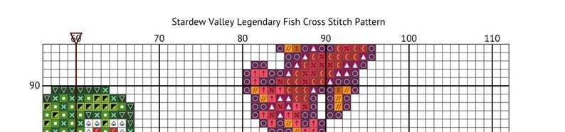 Stardew Valley Legendary Fish Cross Stitch Pattern - Etsy
