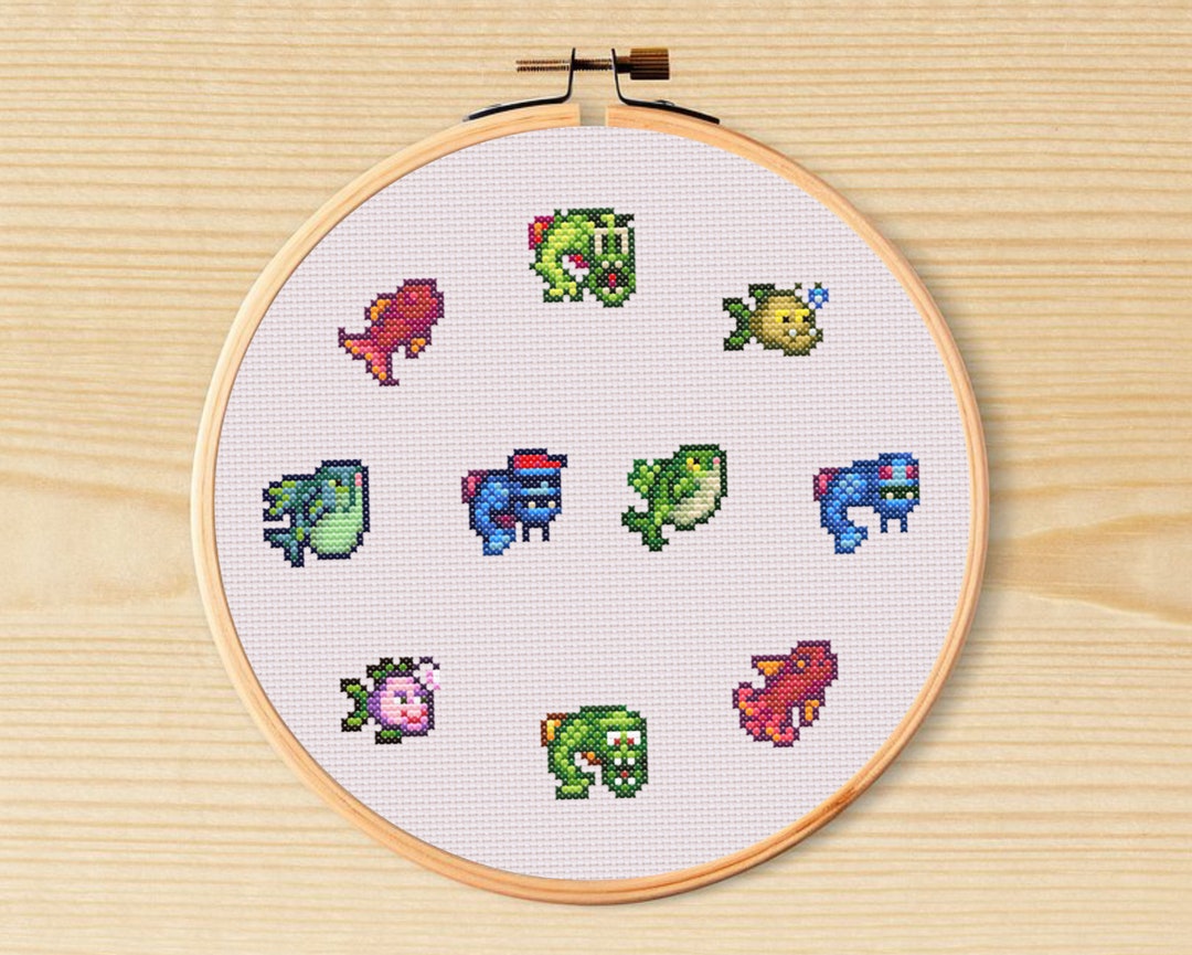 Stardew Valley Legendary Fish Cross Stitch Pattern - Etsy