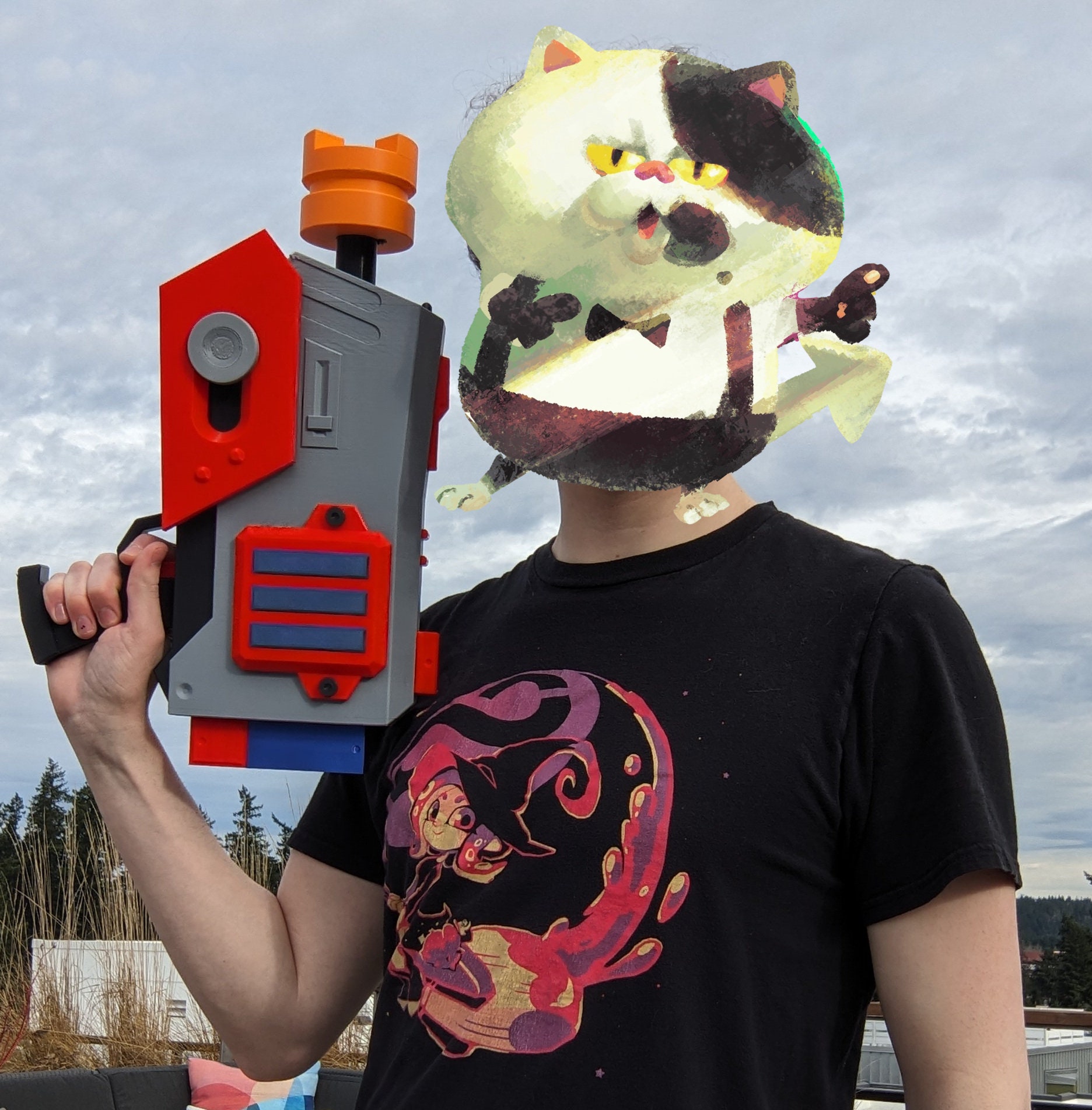 Rapid Blaster Splatoon 3 Life Size Weapon 3D Printed - Etsy