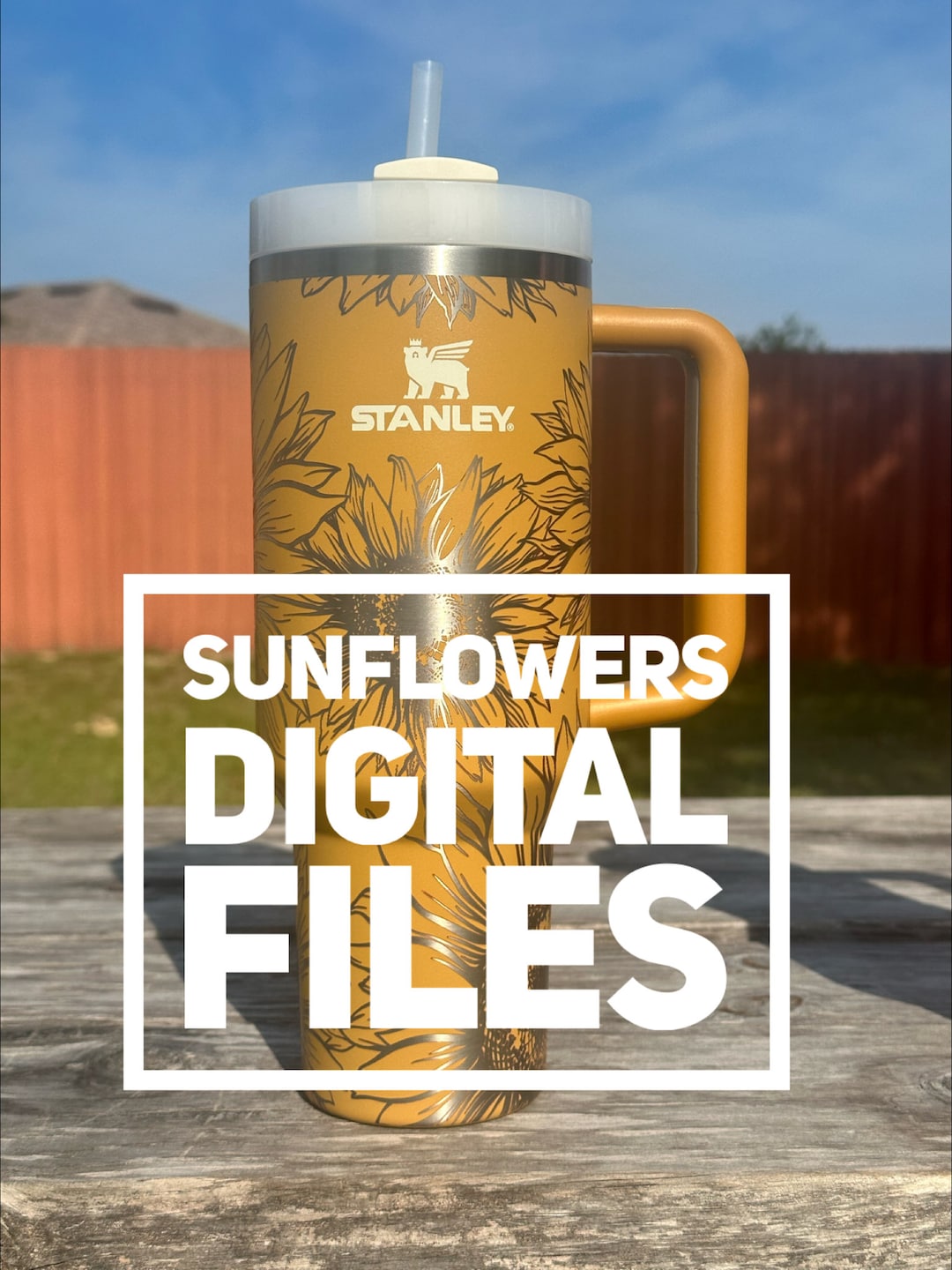 Sunflower Wrap File 30 & 40 Oz Versions - SVG - Lightburn - Etsy