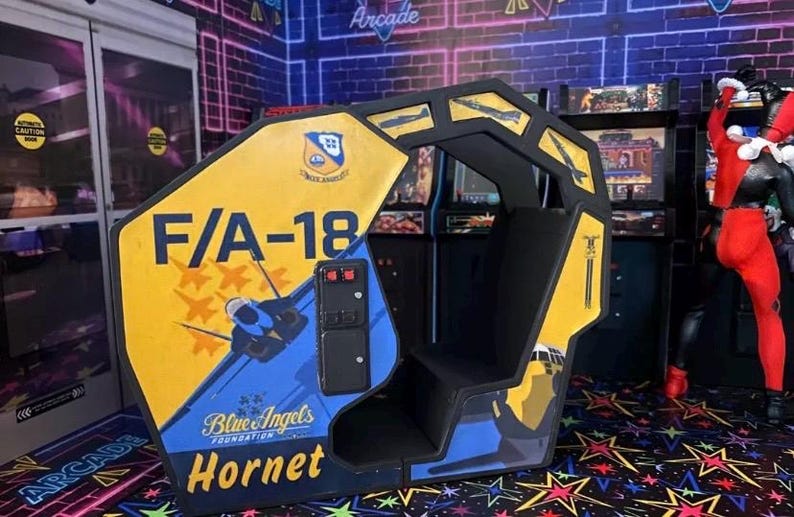 1/12 Scale Flight Arcade. - Etsy