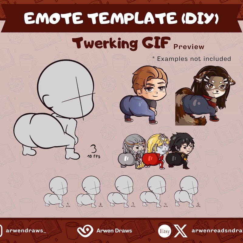 Animated Gif Template - Etsy