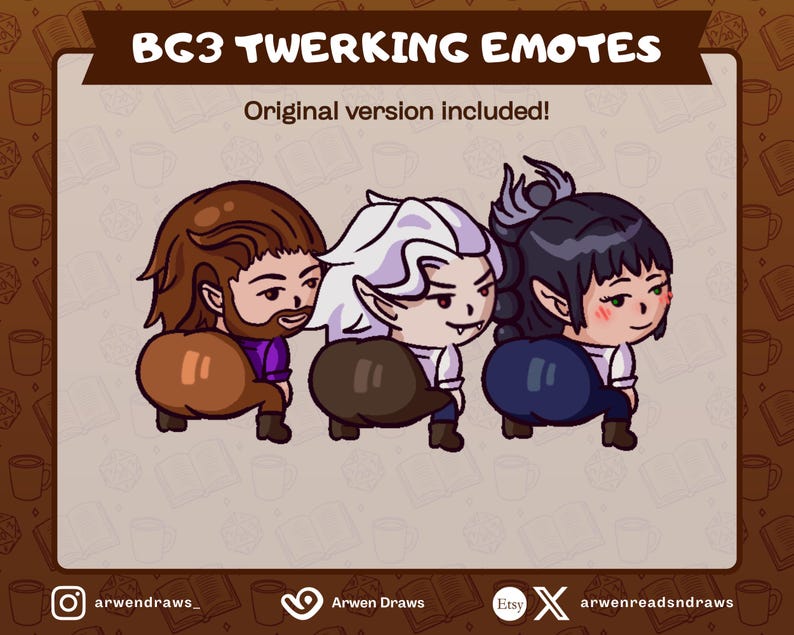 Baldur's Gate 3 Twerking Emotes - Gale, Astarion & Shadowheart (UPDATED ...