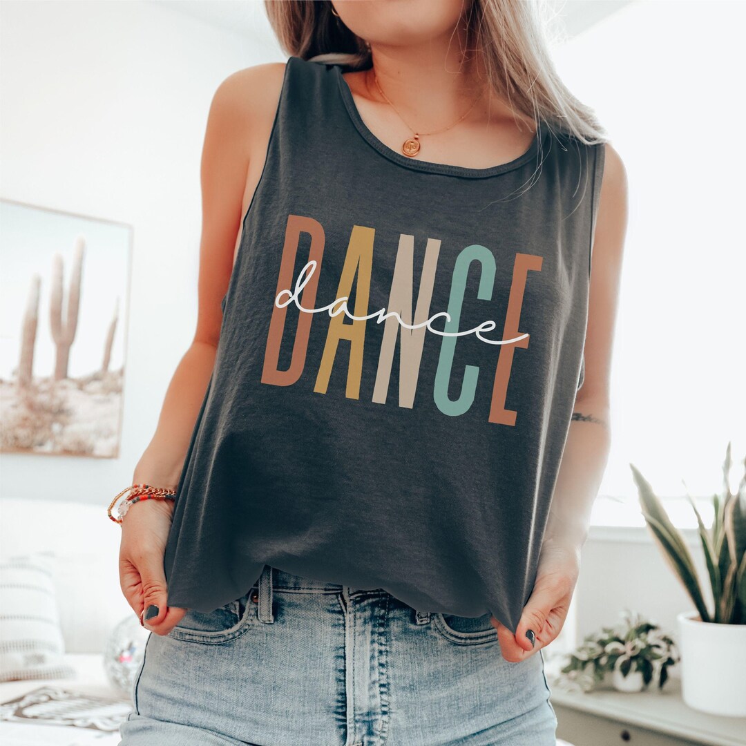 Dance Comfort Colors® Tank Top, Gift for Dance Mom, Dance Lover Gift ...