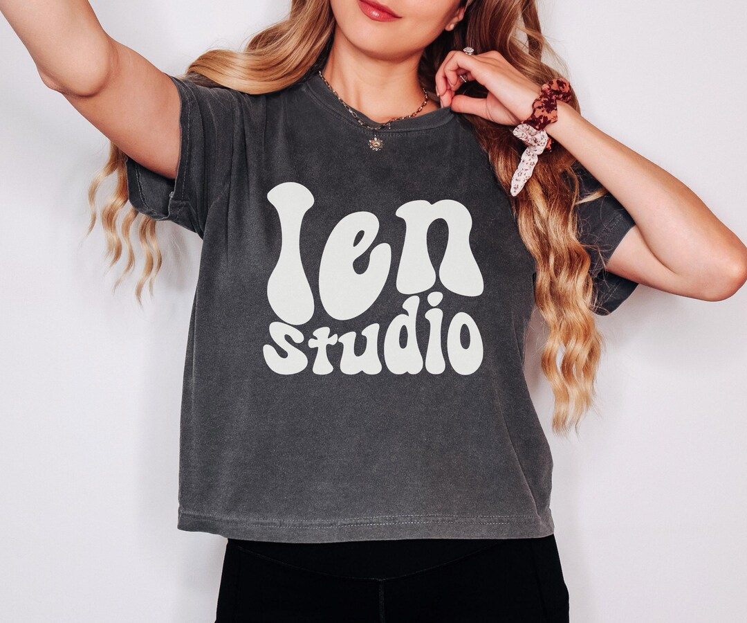 Custom Comfort Colors Crop Top: Personalized Boxy Tee - Etsy