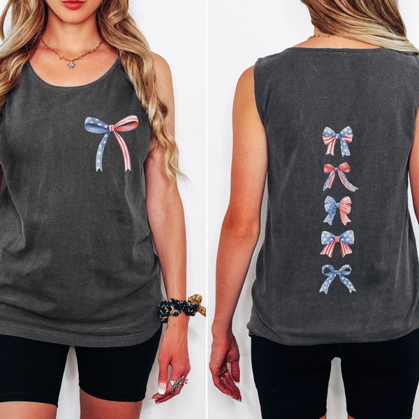 Tank Top With Bow - Etsy