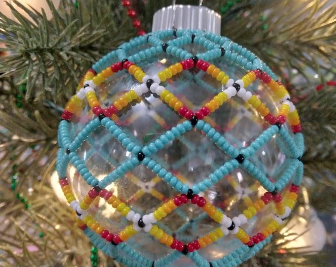 Native American Beaded Christmas Ornaments, Handmade Ornament, Unique ...