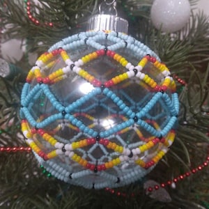 Native American Beaded Christmas Ornaments, Handmade Ornament, Unique ...