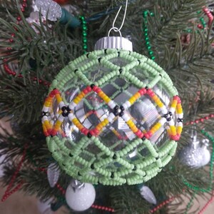 Native American Beaded Christmas Ornaments, Handmade Ornament, Unique ...