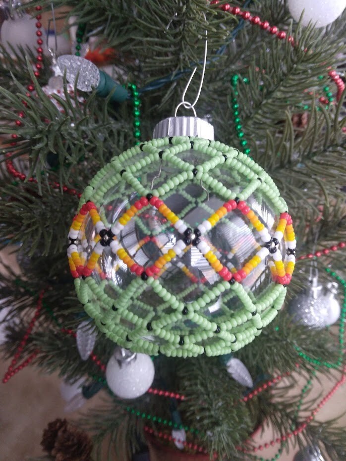 Native American Beaded Christmas Ornaments, Handmade Ornament, Unique ...