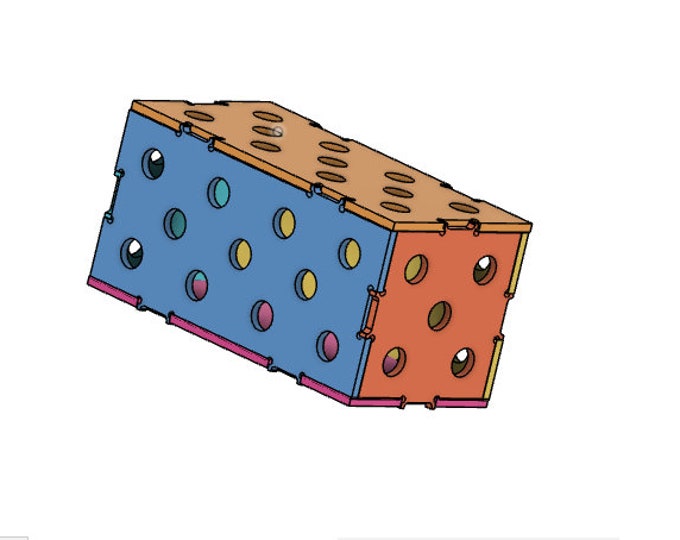 Fabrication Block Fab Block 4x8 DXF Files - Etsy