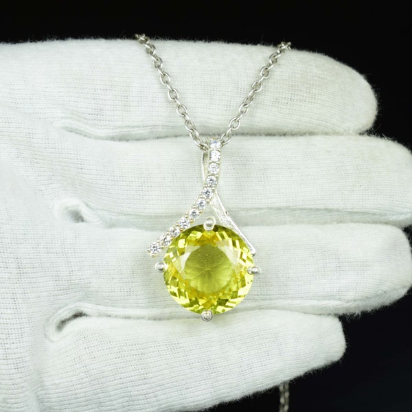 Yellow Pendant - Etsy