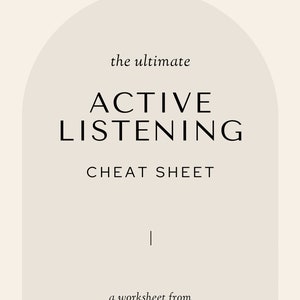 Listen Up: the Active Listening Workbook for Effective Communication - Etsy