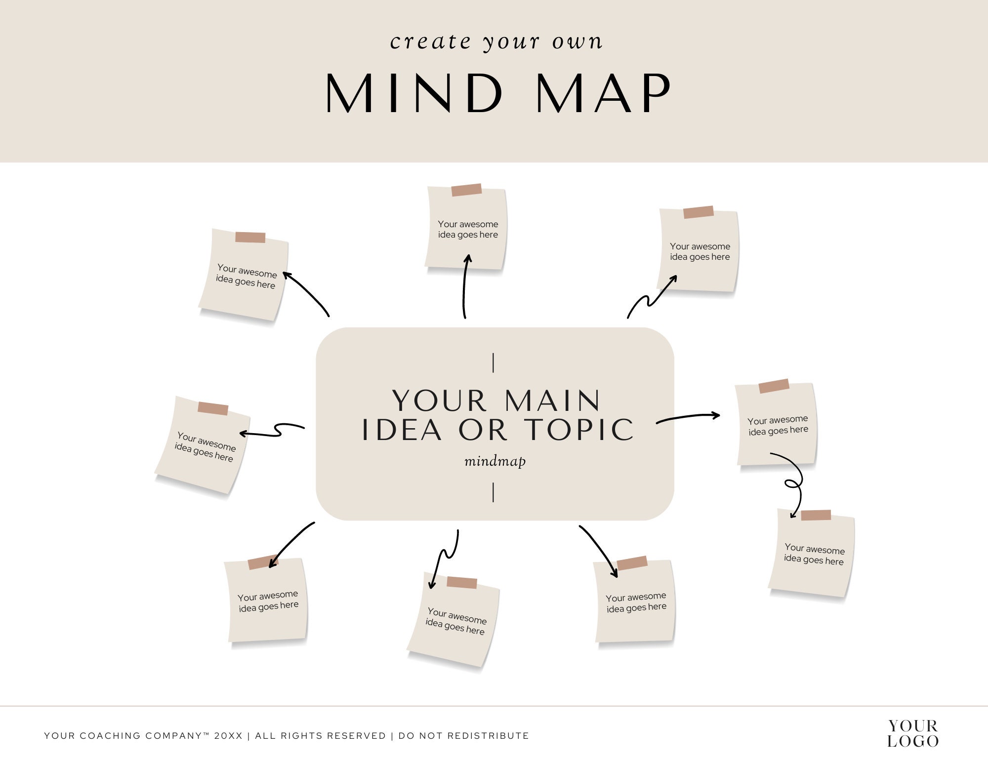 Mindmap Planner: Visualize, Organize, and Connect Ideas for Creative ...