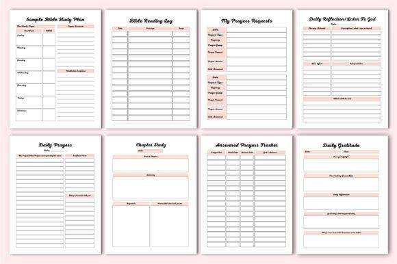 Editable Prayer Journal Canva Template, Faith Planner Bundle,digital ...